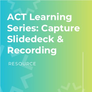 Data for impact learning series - Impact Collective